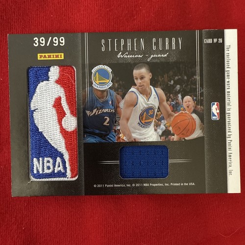 STEPHEN CURRY RAY ALLEN 2010/11 ELITE BLACK BOX DUAL NBA LOGOMAN PATCH ...