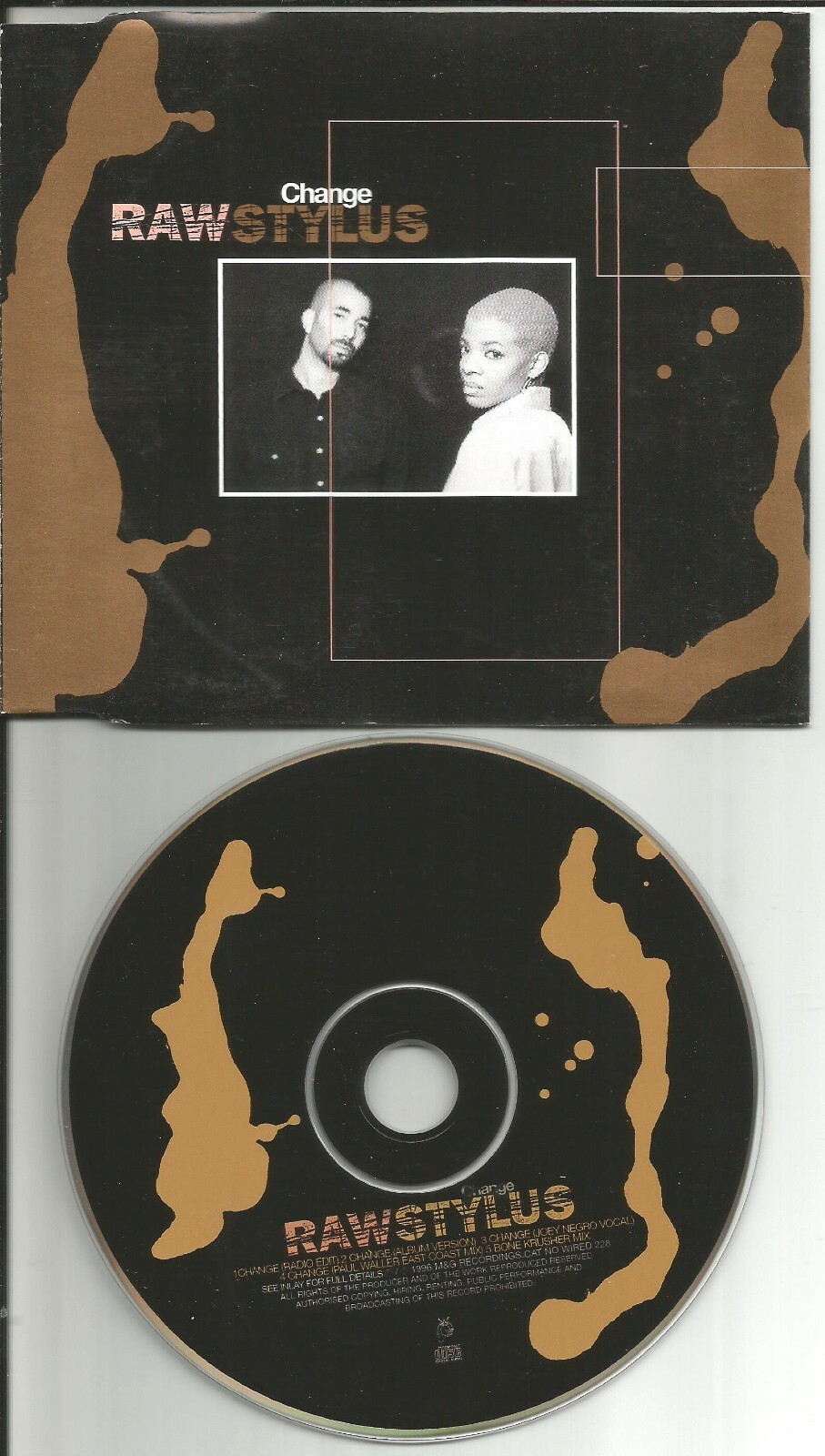 RAW STYLUS Change 5TRX w/ 3 RARE MIXES & RADIO EDIT Europe CD Single ...