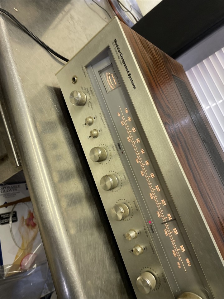 MCS 3207 stereo receiver with wood case TESTED WORKING | eBay