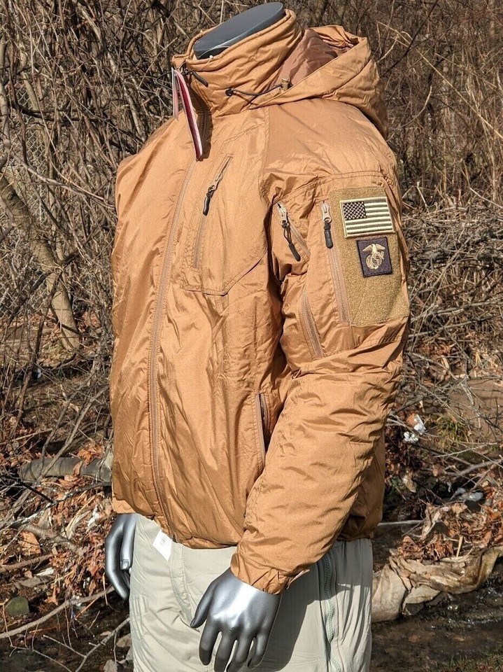 PCU Level 7 ECW Parka PrimaLoft Cold Weather Coyote RUNS BIG !! | eBay