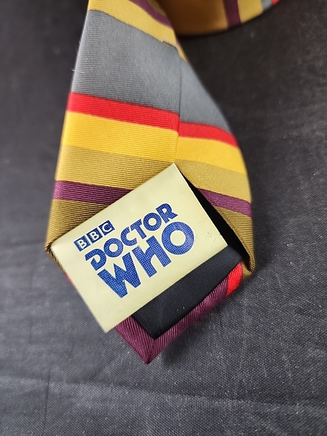 "Doctor Who" BBC TV series Striped Tie Necktie Offic… - Gem