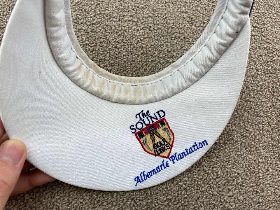 The Sound Golf Links Albemarle Plantation Golf Course Visor Womens Blue ...