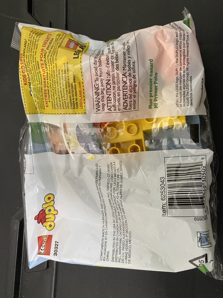 Lego 30327 My First Duck DUPLO Polybag Brand New Factory Sealed | eBay