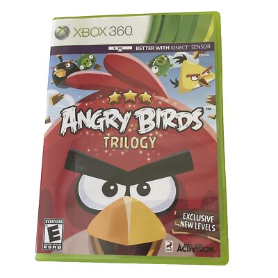 Angry Birds Trilogy Xbox 360 Tested Working Kinect 47875767270| eBay