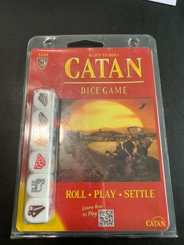 NEW Catan Dice Game Clamshell Edition Catan Studios CN3120 Settlers ...