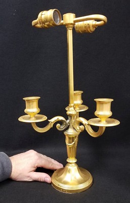 Antique French Gold Gilt BOUILLOTTE Lamp with Hallmarks | eBay