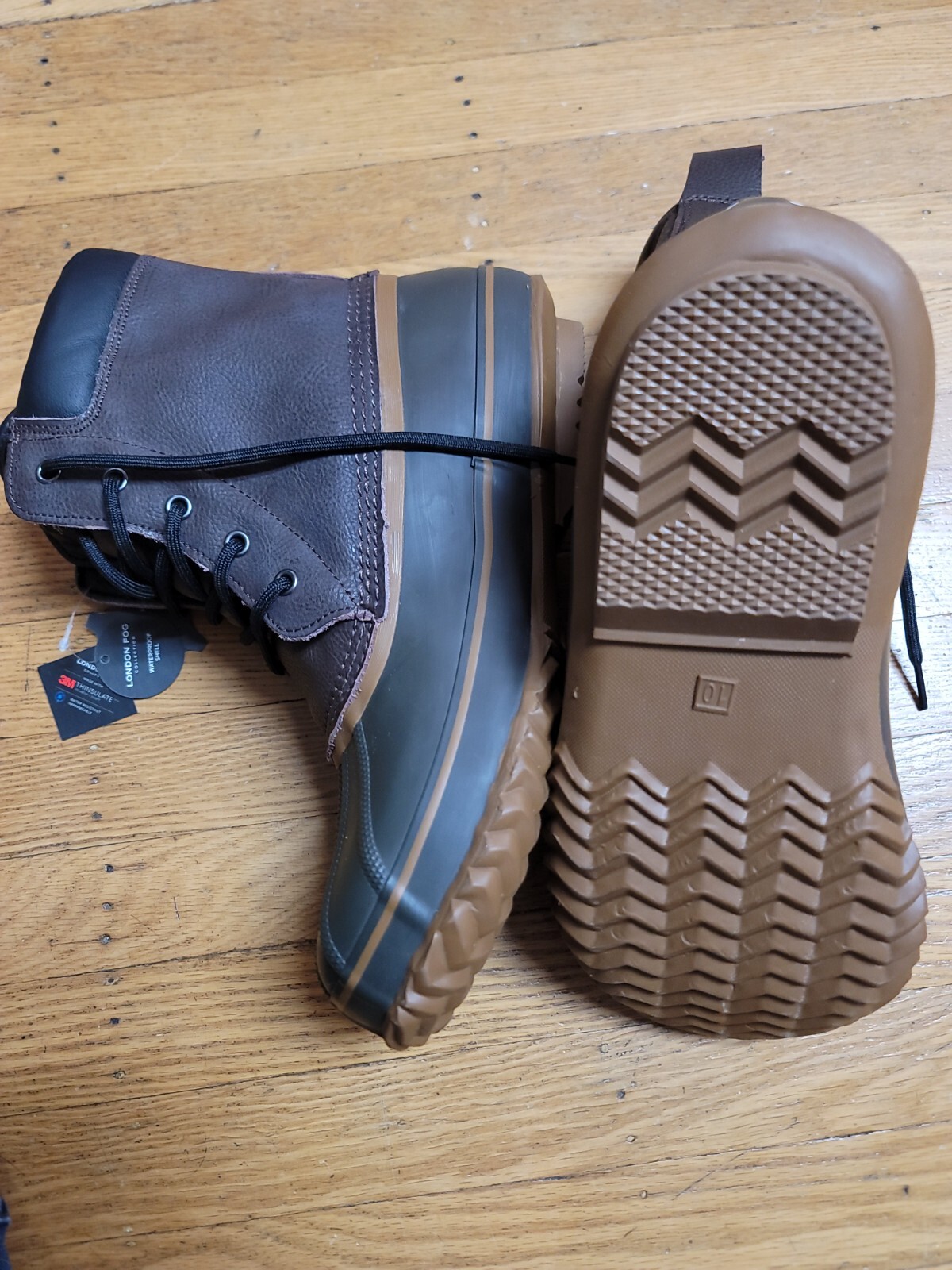 London Fog Mens Ashford 2 Waterproof - 3M Thinsulate Boot Sz10 | eBay