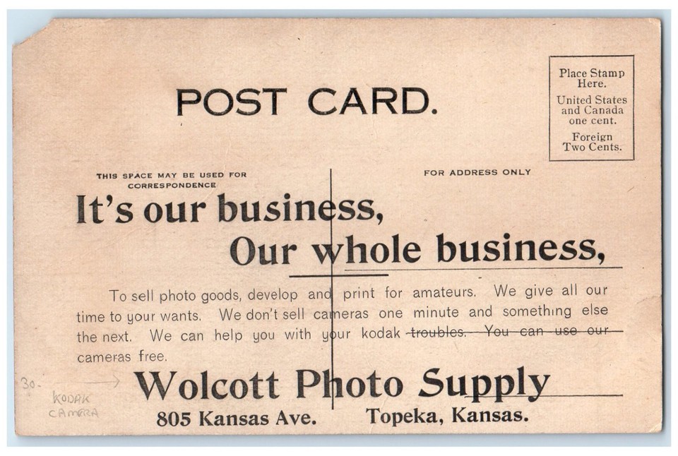 Kodak Camera Getting Seatback Wolcott Photo Supply Topeka Kansas KS ...