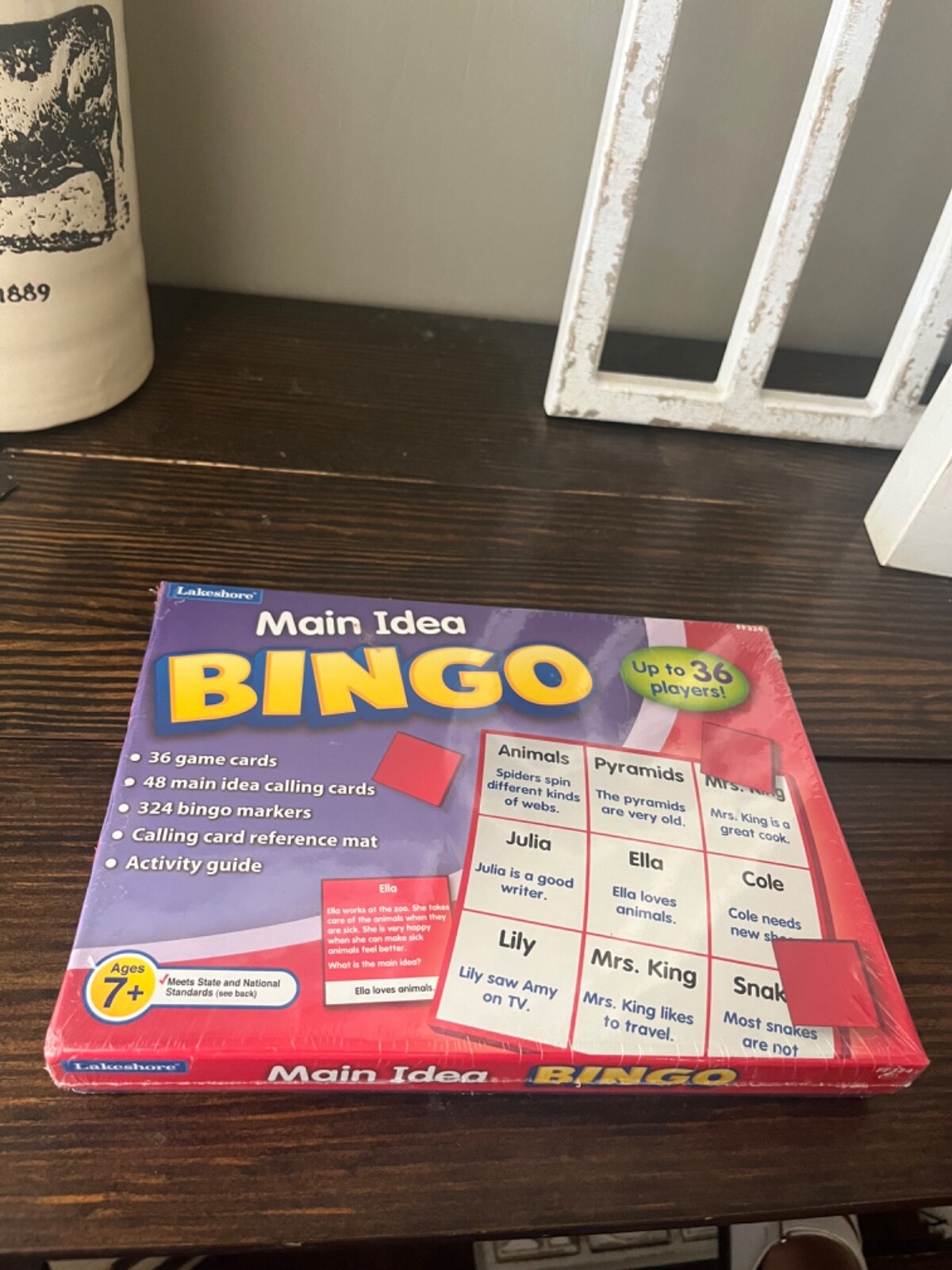 Lakeshore Main Idea Bingo Learning Game for sale online | eBay