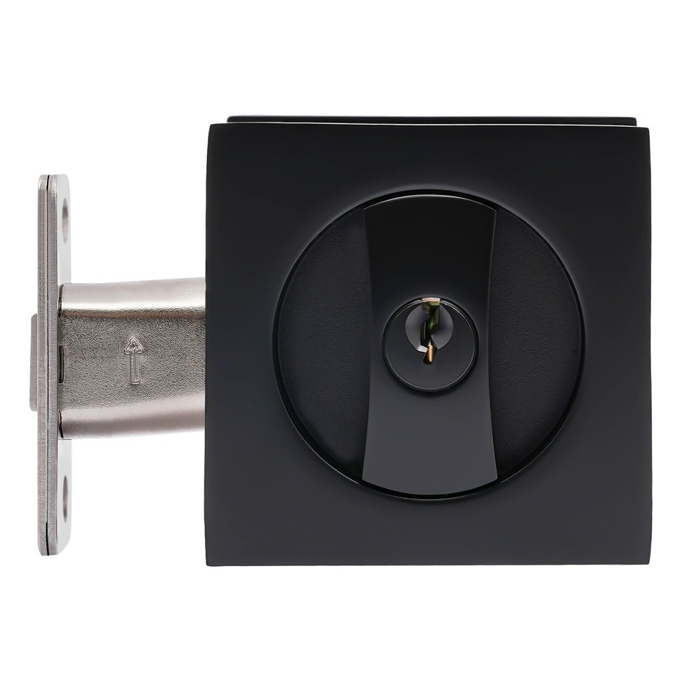Square Sliding door Lock Privacy Barn Pocket door Entry lock Zinc Alloy ...
