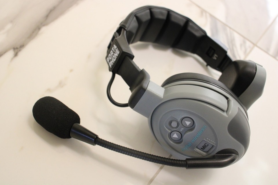Porta Phone COMSTAR Wireless Intercom Headset Communication Microphone ...