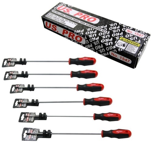 LONG TORX SCREWDRIVER SET with MAGNETIC TIPS T10 T15 T20 T25 T27 T30 by ...