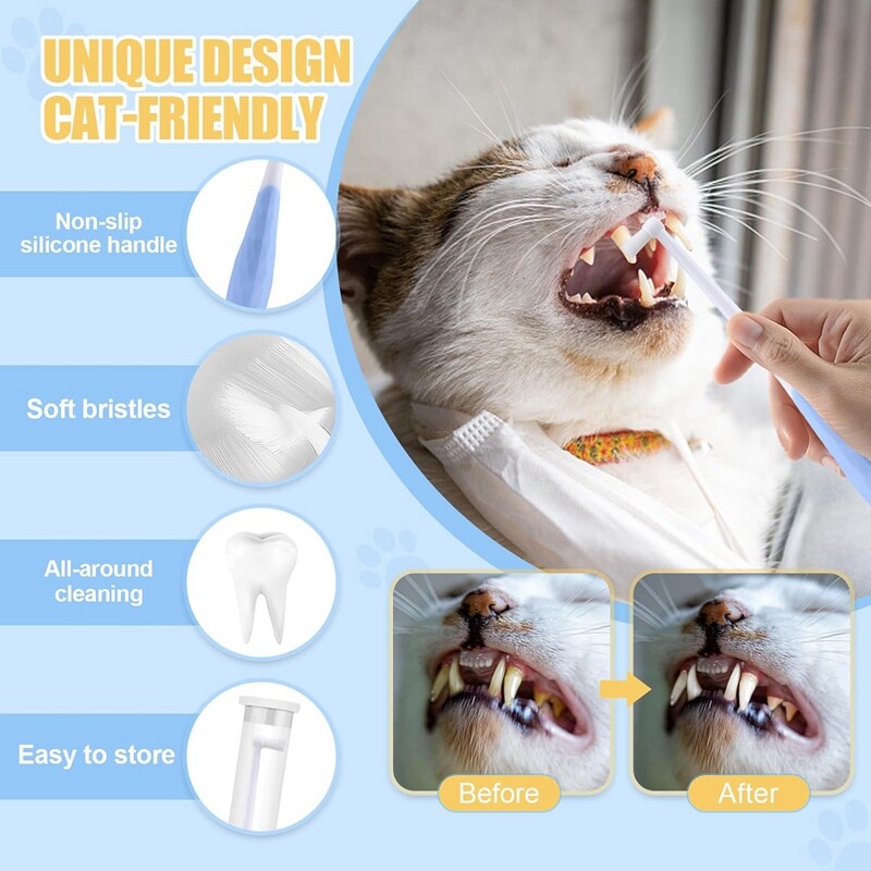 Toothbrush,Puppy Tooth Brushing Kit, Tooth Brushing Kit for Dental Care ...