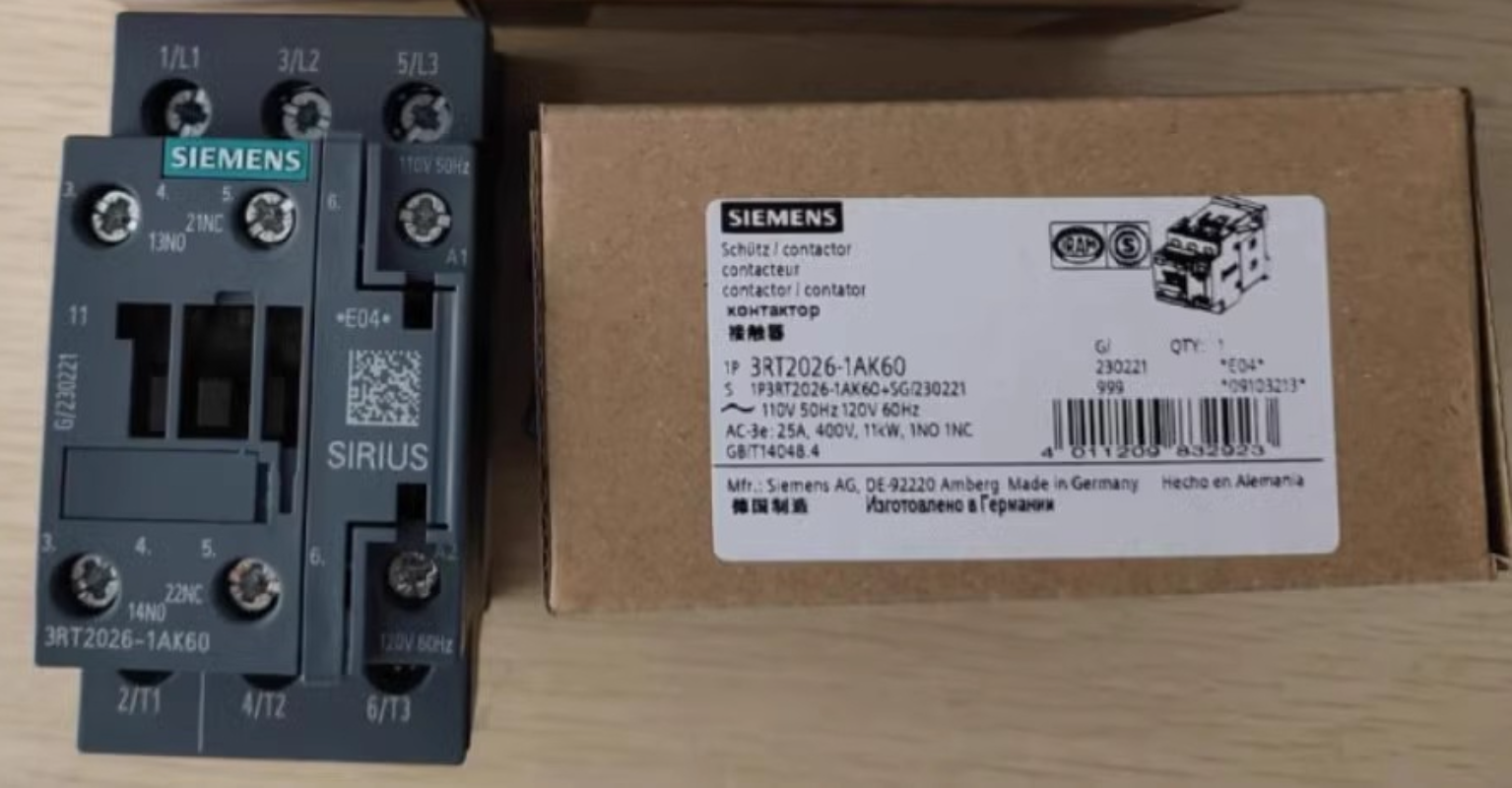 1pcs SIEMENS Contactor 3RT2026-1AK60 | eBay