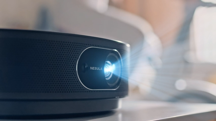 Anker Nebula Cosmos 1080p Portable Video Projector Android TV 9.0 4K ...