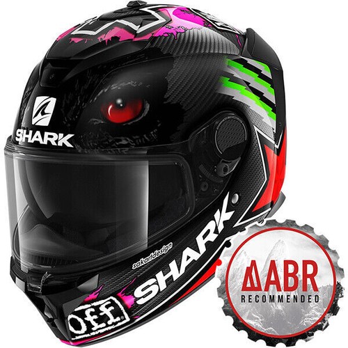 SHARK SPARTAN GT CARBON REDDING REPLICA DRG FULL FACE MOTORCYCLE HELMET ...