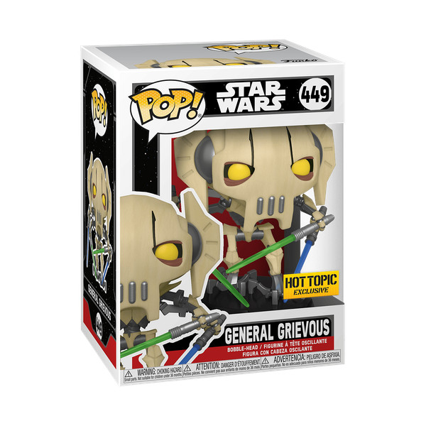 Funko Pop! Vinyl: Star Wars - General Grievous - Hot Topic Online (Hto ...