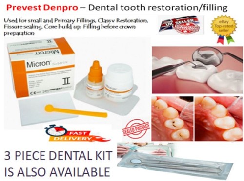 PERMANENT lost Teeth tooth Cavity repair filling cement kit 60+ Repairs ...