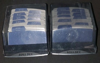 2 X Rolodex Business Card File Organizer by Rolodex | eBay