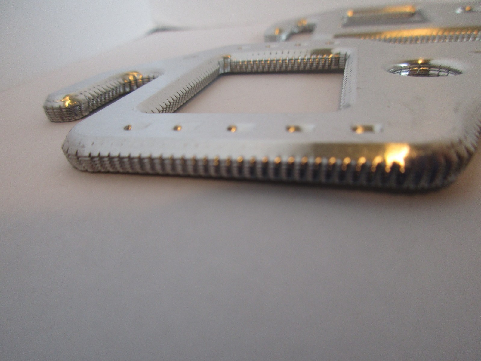 SMALL BLOCK FORD ALUMINUM RECTANGLE HEADER EXHAUST GASKETS REUSABLE sbf ...