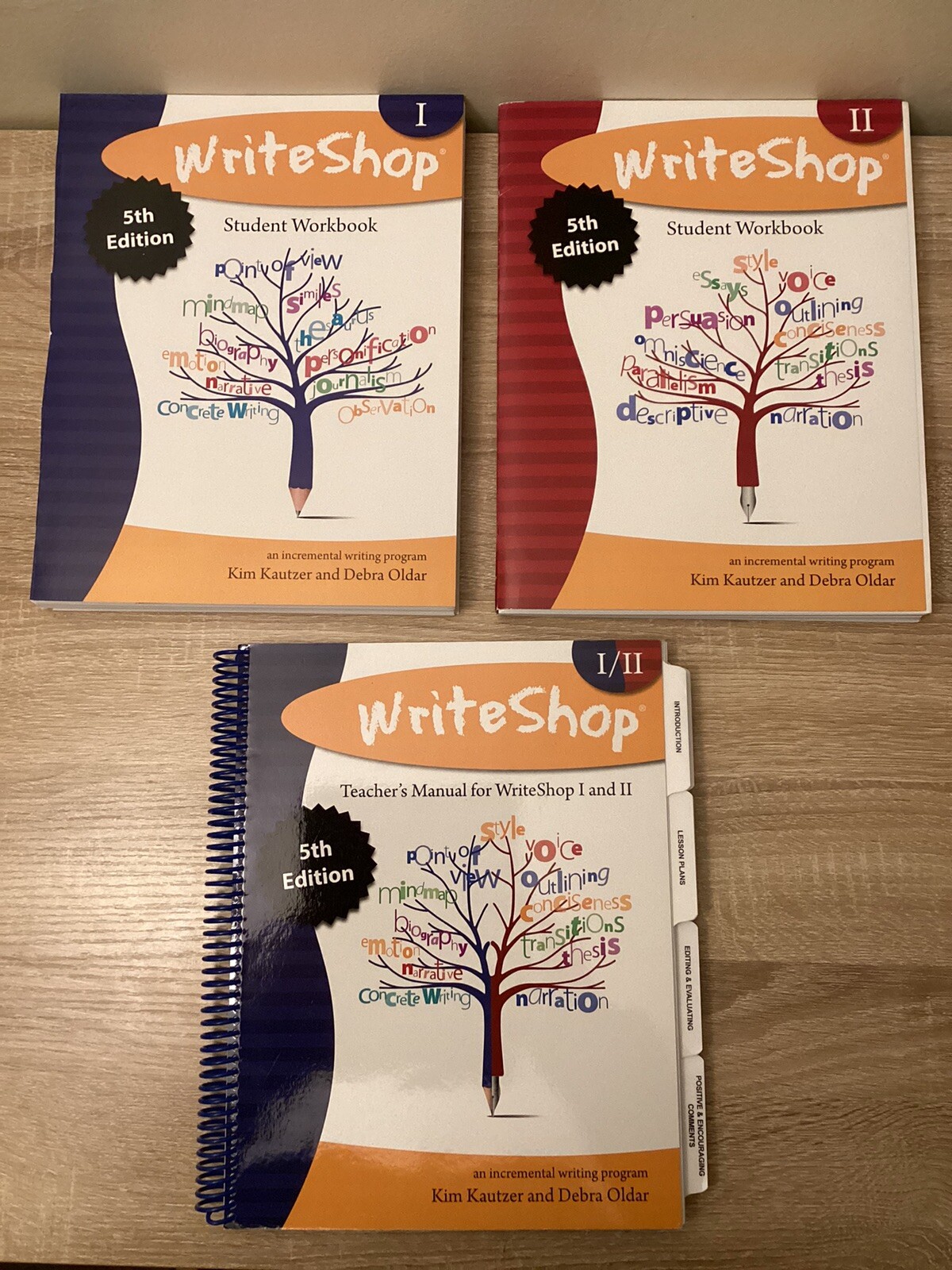 WriteShop I/II Teacher's Manual & Student Workbooks 5TH EDITION (Levels ...