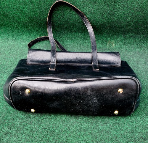 Valentina in Pell Black Leather Made In Italy Shoulder Bag Handbags ...