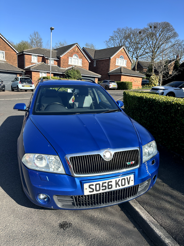 Skoda Octavia Blue VRS 56 Plate | eBay UK