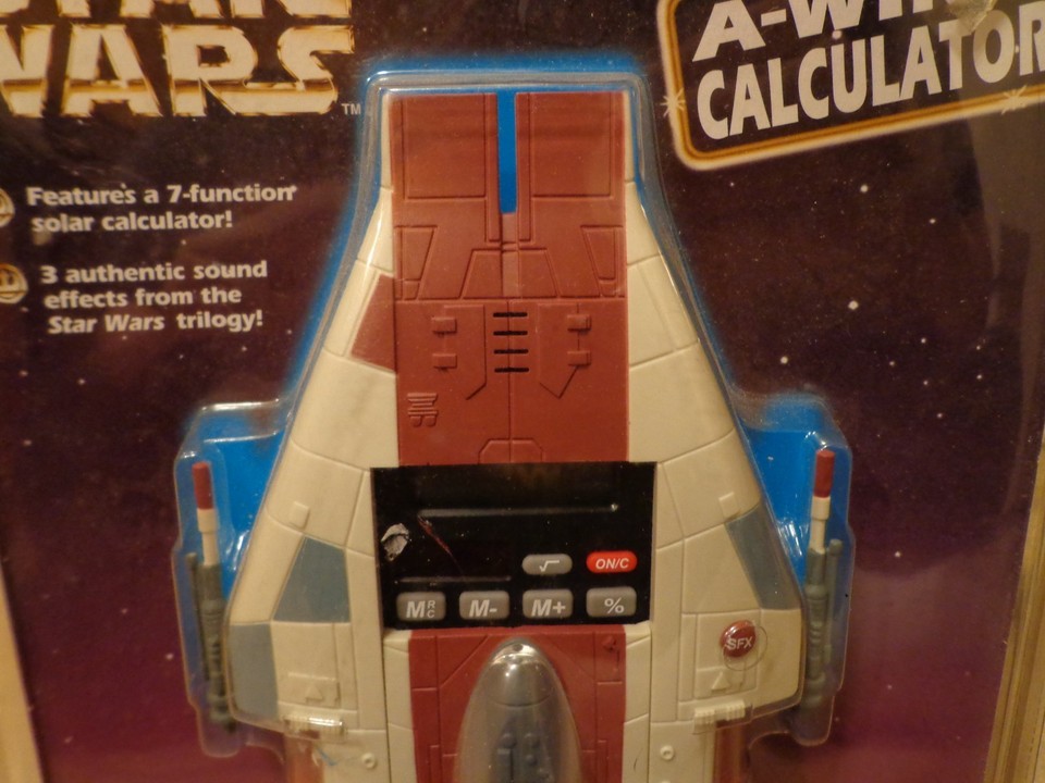 1997 TIGER ELECTRONICS--STAR WARS--A WING CALCULATOR (NEW) | eBay