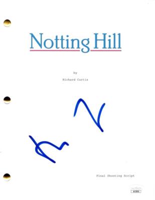 Hugh Grant Signed Autograph Notting Hill Movie Script w/ Julia Roberts ...