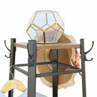 Garment Rack Free Standing Hall Entryway Coat Stand w 8 Dual Hooks ...