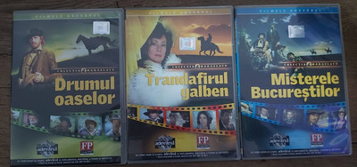 LOt 6 Romanian movies on DVD ,Florin Piersic,Colectia Margelatu, Drumul ...