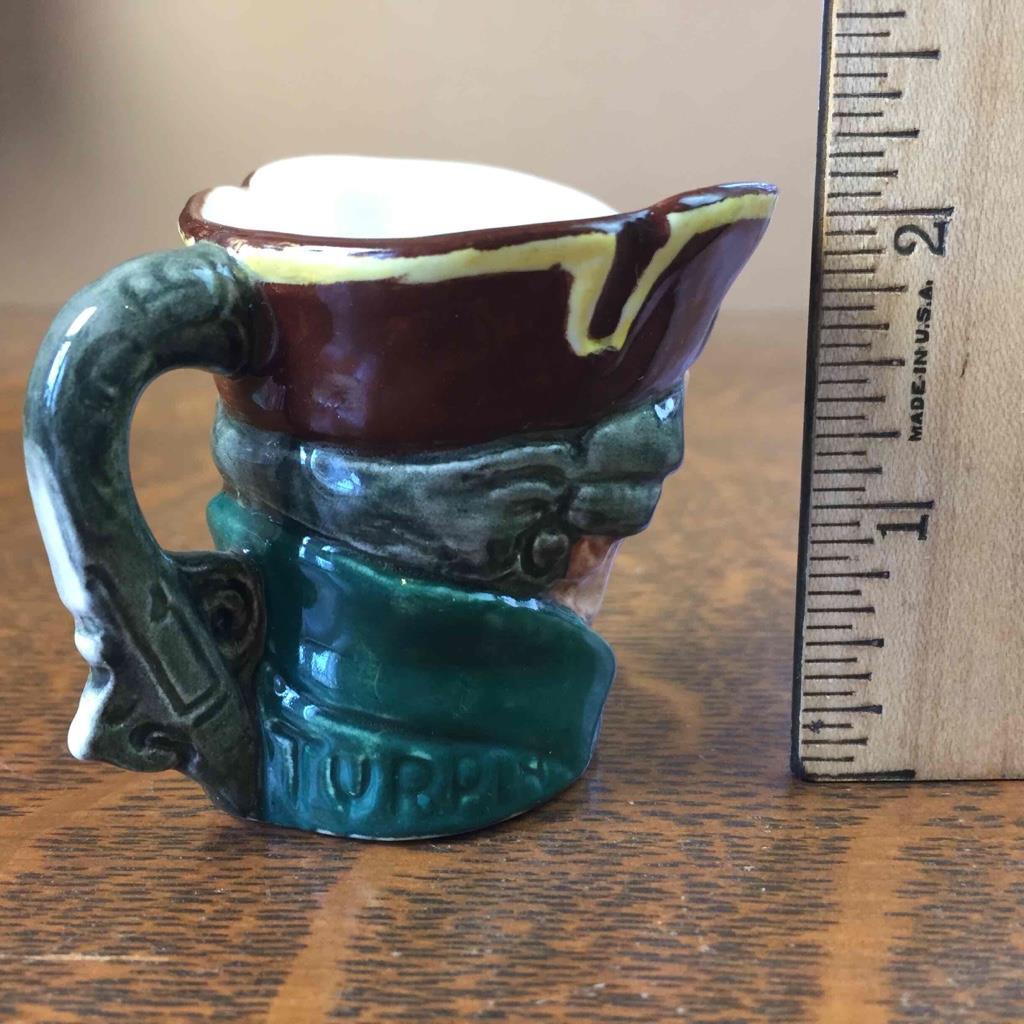 Royal Doulton Dick Turpin 2.25" Miniature Toby Mug Jug Porcelain ...