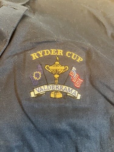 Vintage Ryder Cup Valderrama USA Polo Size L Hogan PGA. W | eBay