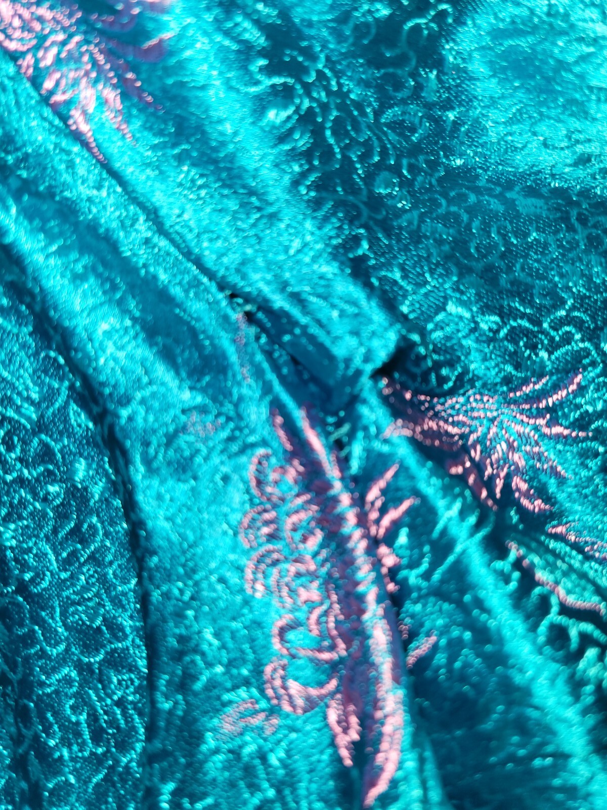 Vintage Chinese Brocade House Robe~1940 Style Silk? … - Gem