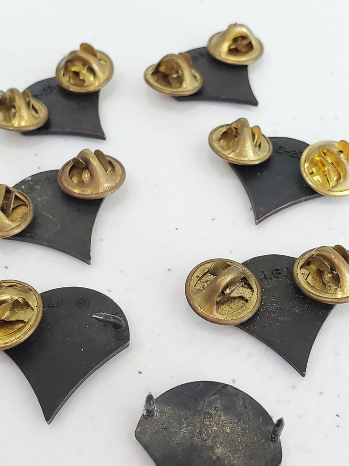 US Army E4 Specialist SPC Rank Pin Black Set of 7 Used P2 | eBay