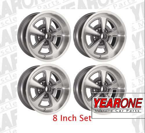 YEARONE Rally II Wheels Set of 4 17"x 8" Gunmetal Gray | eBay