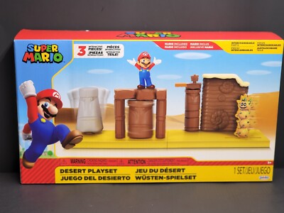 Super Mario Desert Playset w/ Mario Figure - Nintendo - Jakks Pacific ...