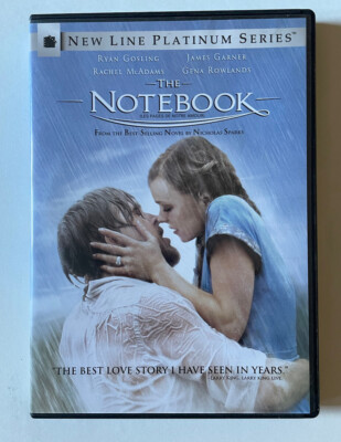 The Notebook 2004 DVD Ryan Gosling Rachel McAdam James Marsden Romance ...