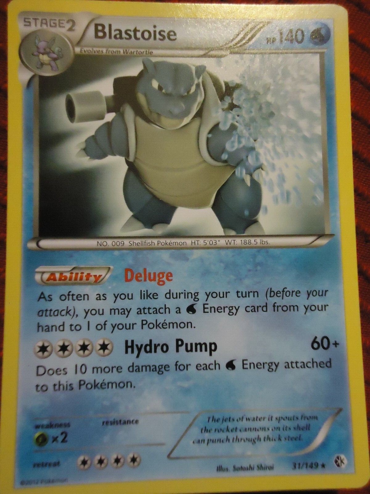 Blastoise 31/149 stage 2 Pokemon 2 cards NEAR MINT | eBay