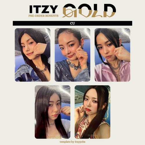 ITZY GOLD PRE-ORDER CU BENEFITS POB SET PHOTOCARD OFFICIAL | eBay