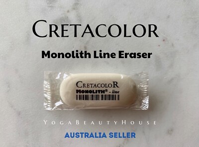 Cretacolor Monolith Line Gum Eraser (round pencil write rubber art draw ...