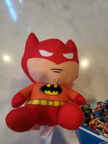 DC Friends Red Batman Plush Toy Factory Stuffed Animal 7" Justice League RARE | eBay
