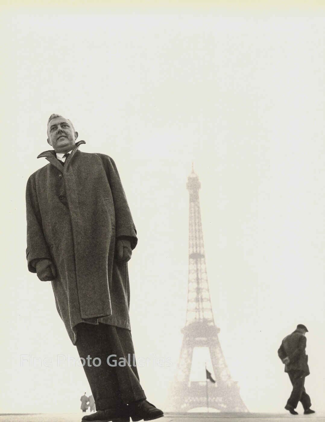 1959 Vintage RICHARD AVEDON French Comedian JACQUES TATI Eiffel Tower ...