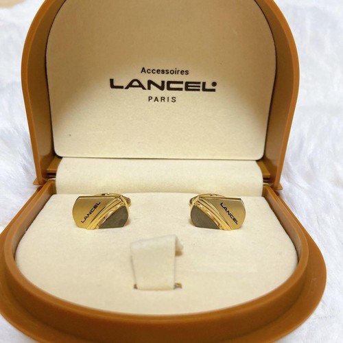 Lancel Button Cufflinks Brand Formal Father’S Day Gift Present Retro ...