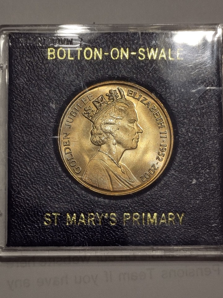 Queen Elizabeth II Golden Jubilee 2002 Commemorative Coin in ...