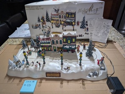 Magic of Mainstreet Animated Christmas Village w/Music Trendmasters ...