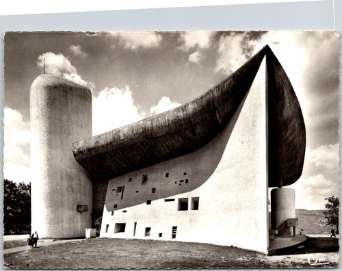 Ronchamp France Notre Dame Du Haut Le Corbusier Architectural RPPC ...