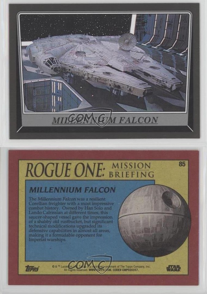 2016 Star Wars: Rogue One: Mission Briefing Death Black Millennium ...