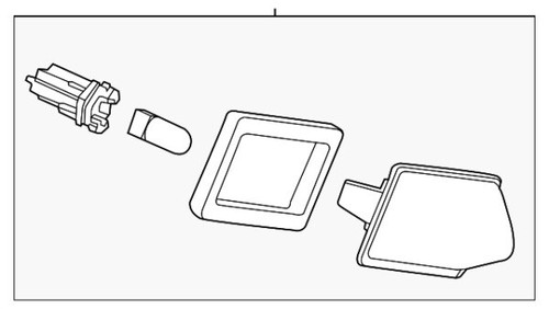 26510-8991B Nissan Lamp assy-licence plate 265108991B, New Genuine OEM ...