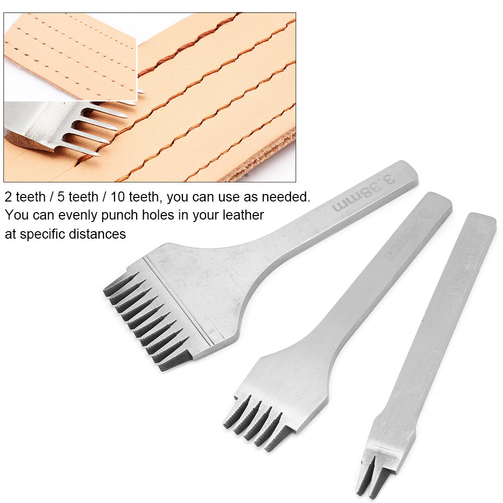 Durable Leather PrO Stitch 3.38mm Chisel Hole Punch ToolMOY | eBay